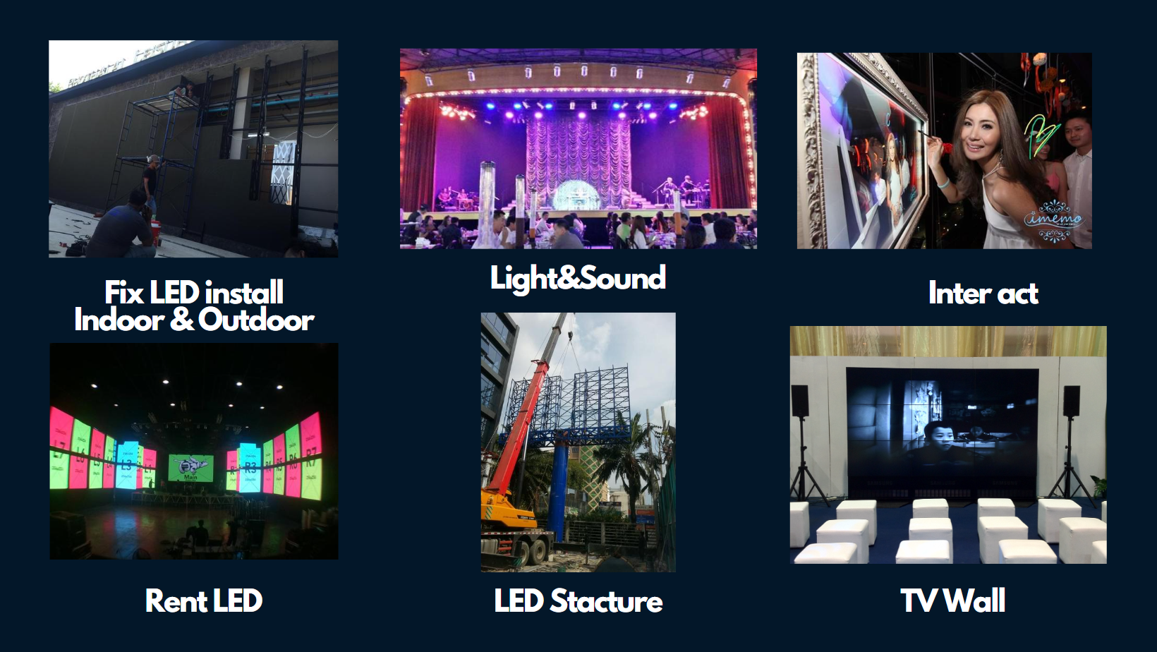 จอ LED ขนาดใหญ่ เช่า ขาย แสง สี - LED-KSD